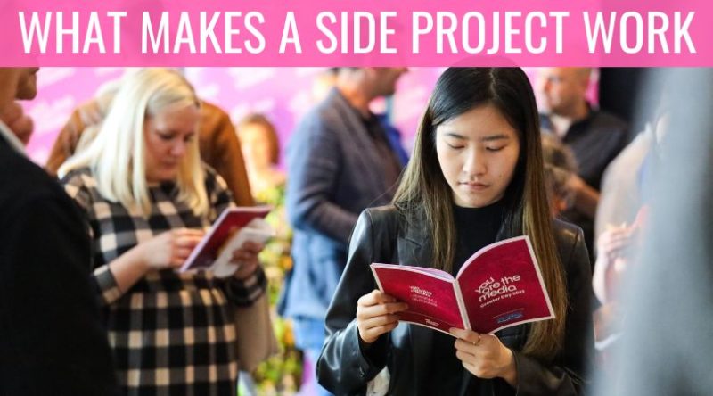 You Are The Media - What It Takes For A Side Project To Work